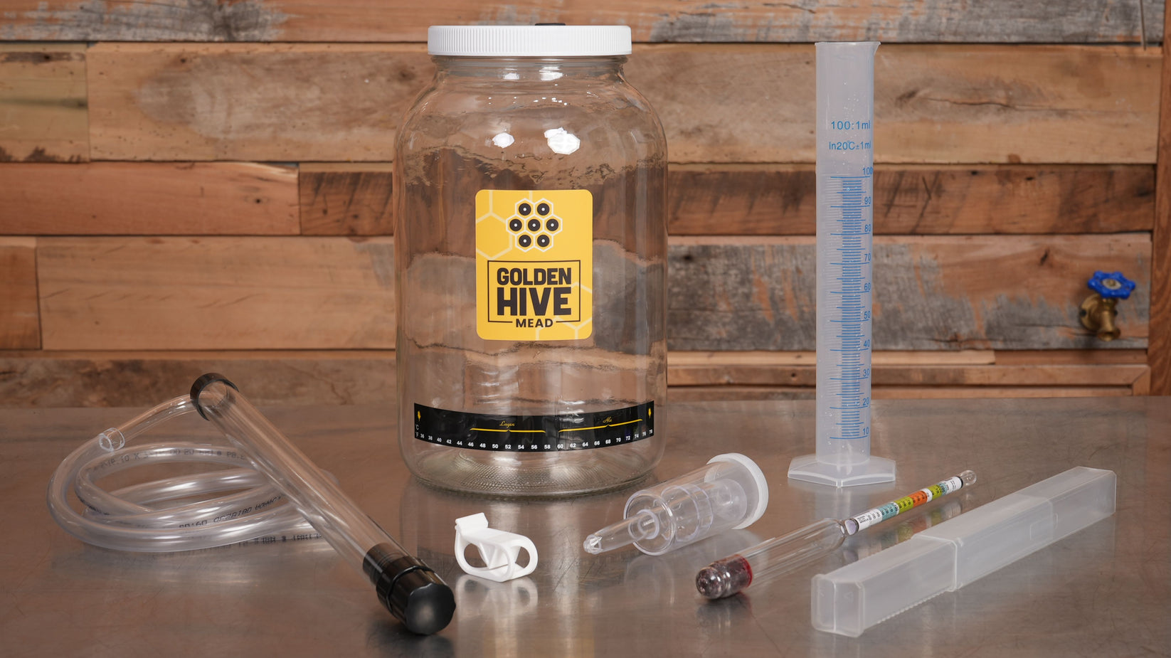 Glass Mead Making Starter Kit – Golden Hive Mead